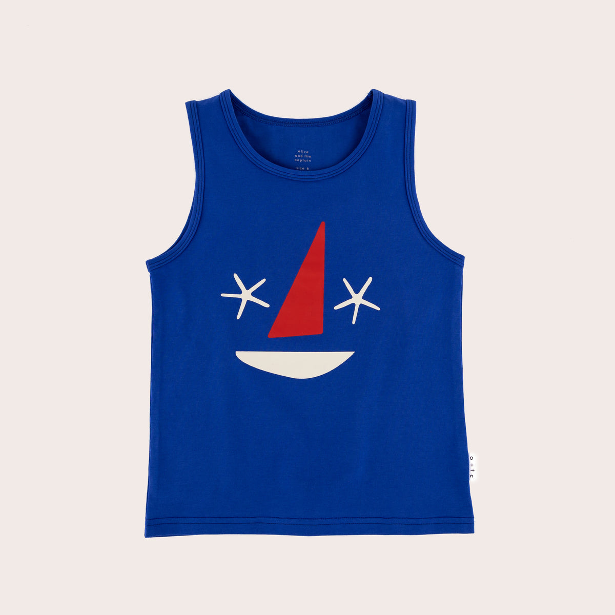 Smiley Sailing Singlet – Olive and the Captain